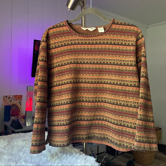 Orvis | Tops | Orvis Brand Boho Western Top | Poshmark